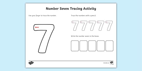 Seven or Not Seven Sorting Activity