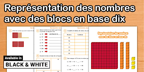 Number and Place Value Workbook French