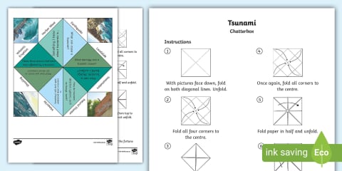 Tsunami Flow Chart | Year Six Science | Twinkl