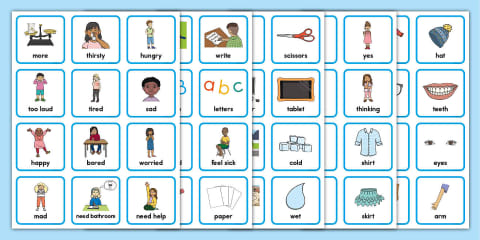 Twinkl Symbols: Communication Lanyard Cards for Adults