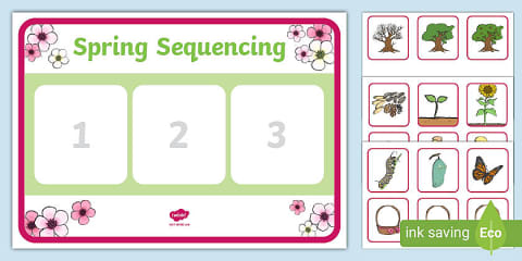 Spring Flowers Game for Counting to 10 Spring Activities