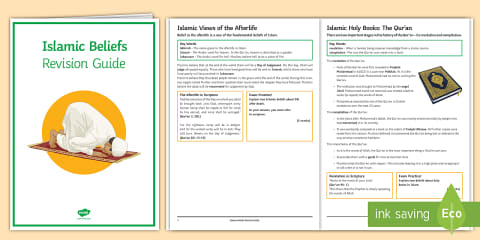 Shi'a and Sunni Key Beliefs Worksheet / Worksheet - Introduction to Shi ...