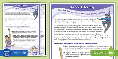 Warming Up and Cooling Down in Dance Activity Pack