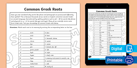 Sixth Grade Using Word Matrices PowerPoint & Google Slides