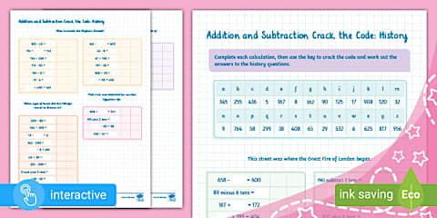 Addition and Subtraction Activity Mat (Ages 7 - 8)