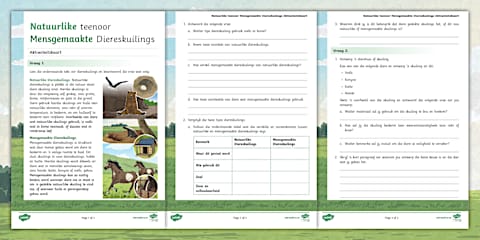 Identifiseer Verskillende Skuilings - Aktiwiteit