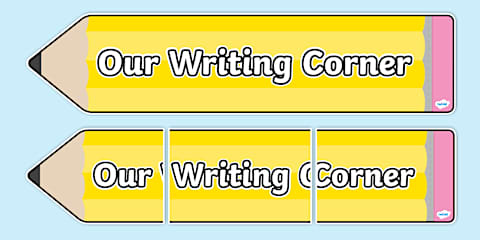 Writing Area Display Resource Pack