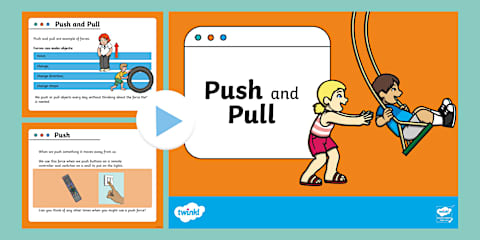 Printable Push and Pull Worksheets for Kindergarten - EYLF
