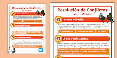 Sopa de letras: Manejo de conflictos