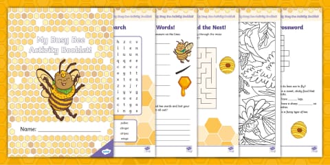 Describe the Bee Writing Activity Sheet