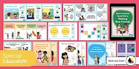 Visual Social Stories for Special Education | Keeping My Hands to Myself