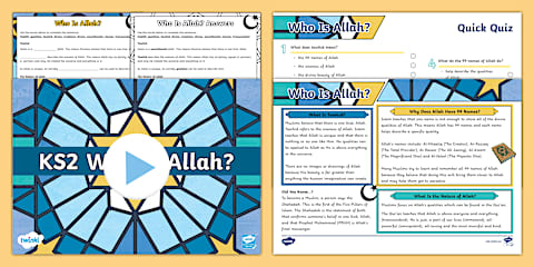 The 99 Names of Allah Flashcards (61-80 Names)