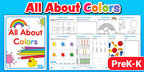 All About Animal Habitats Activity Booklet for PreK-K