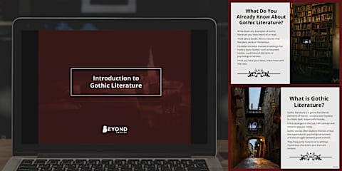 Gothic Writing Stimulus Pictures