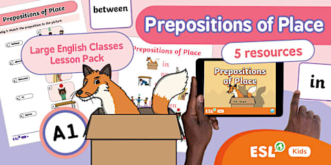 Large English Classes Lesson Pack: Prepositions of Time