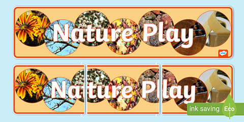 Nature Play Week Topic Planner