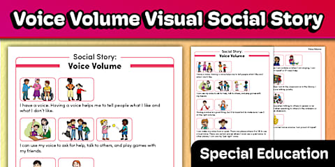 My First Day of School Social Story Booklet