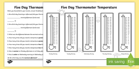 Grade 6 - Maths - Term 3 - Temperature - Poster (CAPS Aligned)