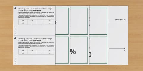 Converting between Fractions, Decimals and Percentages Guide
