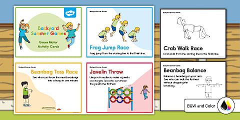 Roll and Move Gross Motor Dice Activity for K-2nd Grade