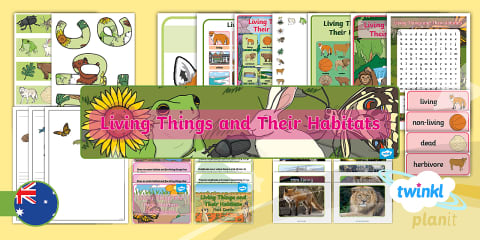 Year 1 Science Living Things and Their Habitats Unit Pack