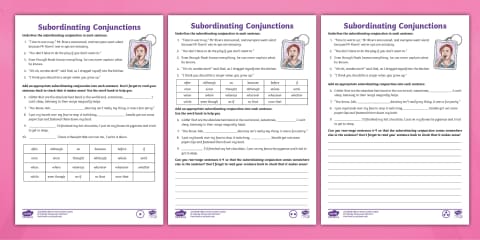 Spot the Complex Sentences: Differentiated Worksheets