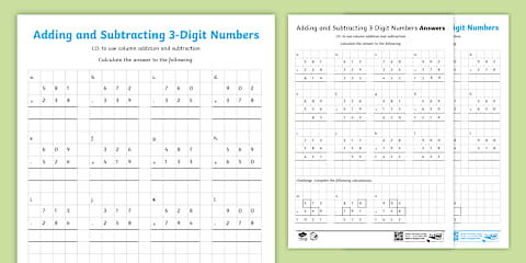 Differentiated Compensation Strategy Subtraction Worksheets