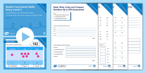 Maths Functional Skills Entry Level: 2.5: Add and Subtract Two-Digit Numbers