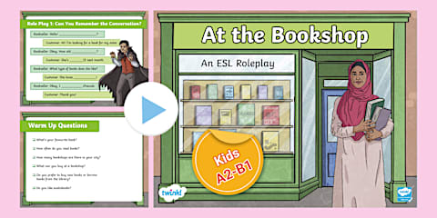 ESL Shopping Center Roleplay [Kids, A1]