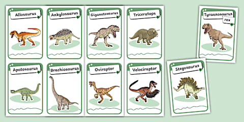 Label the Dinosaur Worksheets