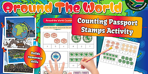 Preschool: Around the World: Fact Cards