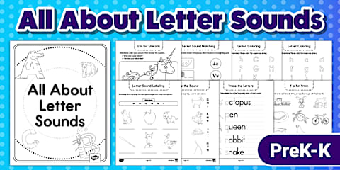 All About Spring Activity Booklet for PreK-K