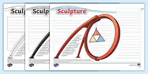 Materials of a House Folded Paper House Sculpture