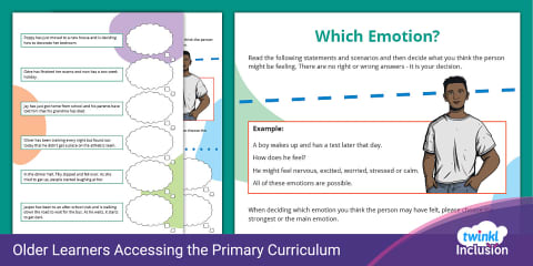 Body Cues Activity - Teaching Resources