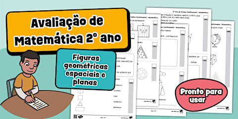 Avaliação diagnóstica de Matemática para 1º ano- Geometria