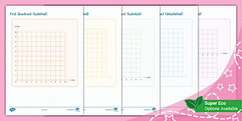 blank coordinate grid first quadrant