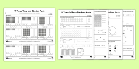 Phase 2 2026: 1-10× Tables Multiplication and Division Practice (During ...