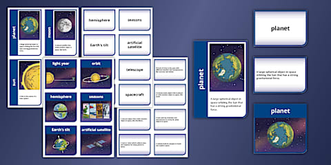 EAL Older Learners Science Curriculum Scaffolding - Space (Earth & The ...