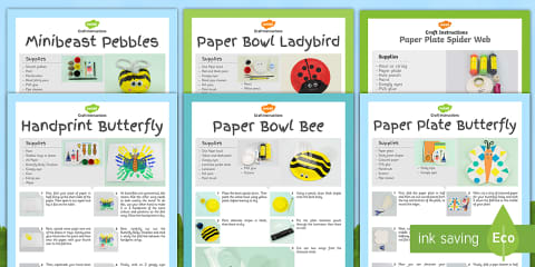 Paper Plate Bug Crafts