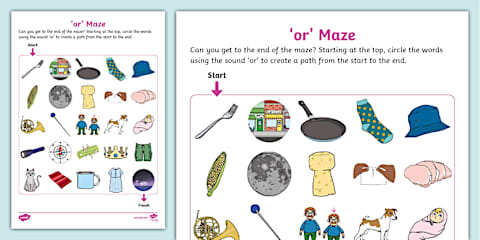 /oi/ Phonics Maze