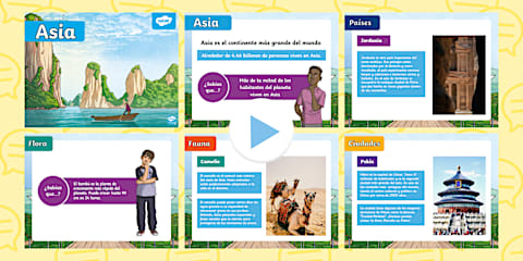 Second Grade All About Asia PowerPoint & Google Slides