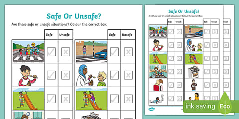 Safe and Unsafe Situations | Child Safety PowerPoint