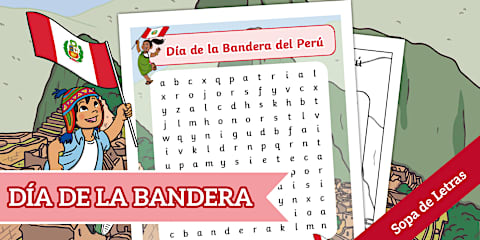 Póster: Marcha de Banderas (Letra)
