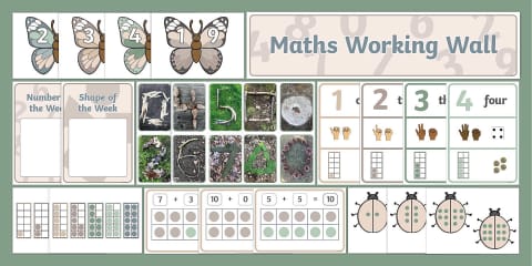 EYFS Maths Area Classroom Set Up Pack