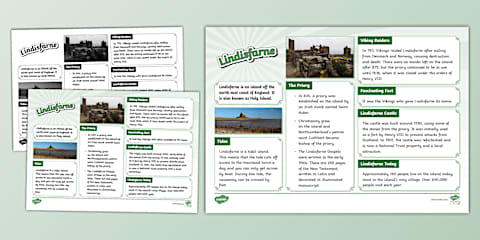 KS2 The Holy Island of Lindisfarne PowerPoint
