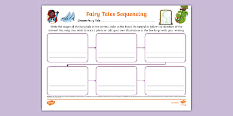 Fairy Tale Web Worksheet