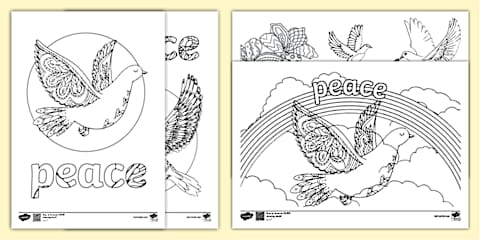 World Day of Peace Coloring Pages