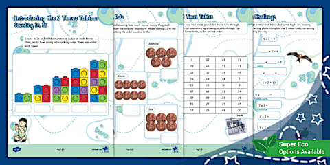 Two Times Table Matching Puzzle Game