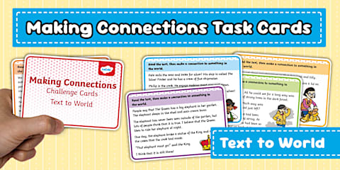 Making Connections: Text-to-Self Challenge Cards