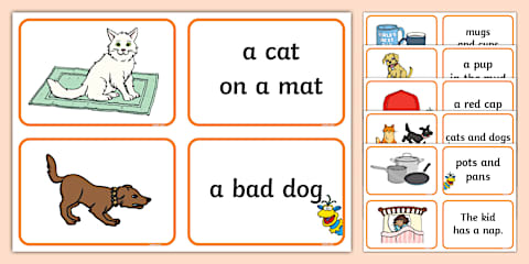 CVC Words Reading Worksheet